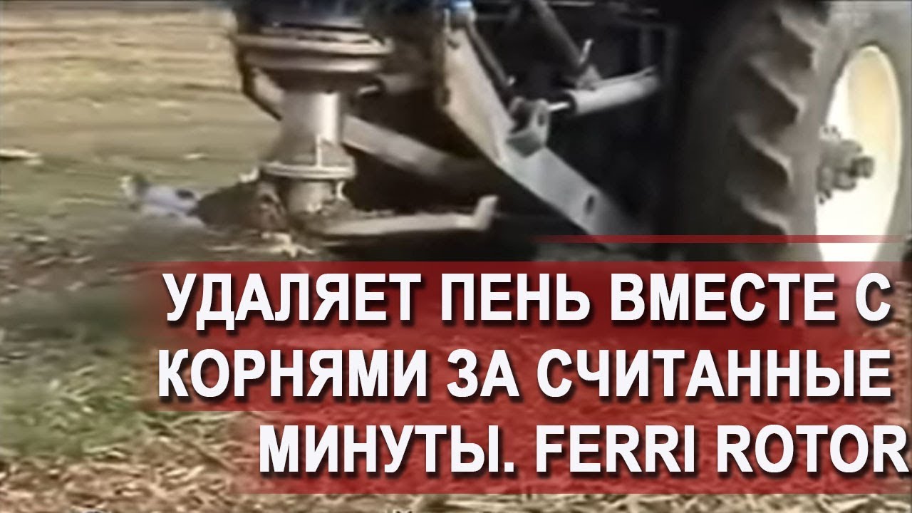 измельчитель пней