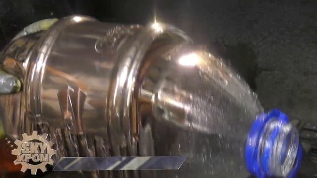 Меднение пластика без базового лака от Sky Chrome technology.