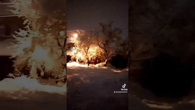 Снег в Краснодаре