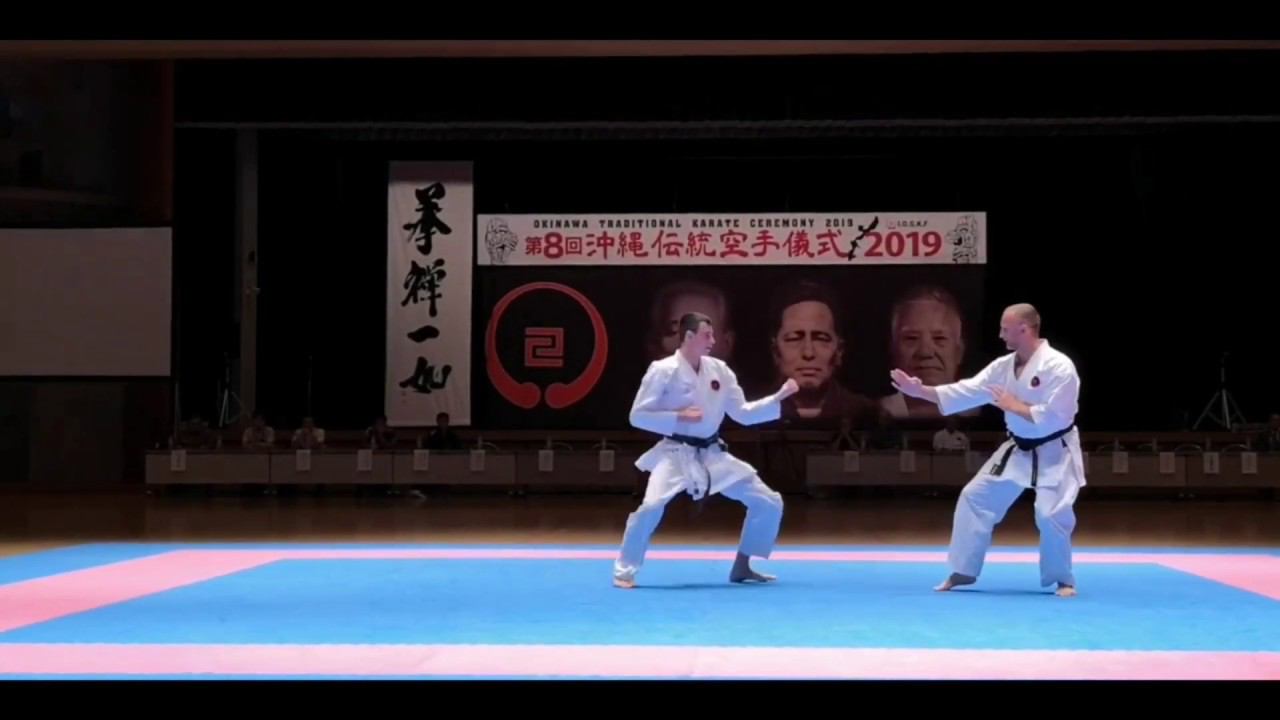 Годзю Рю каратэ-до. Выступление Александра Гриба на Okinawa Karate Gishiki 2019.