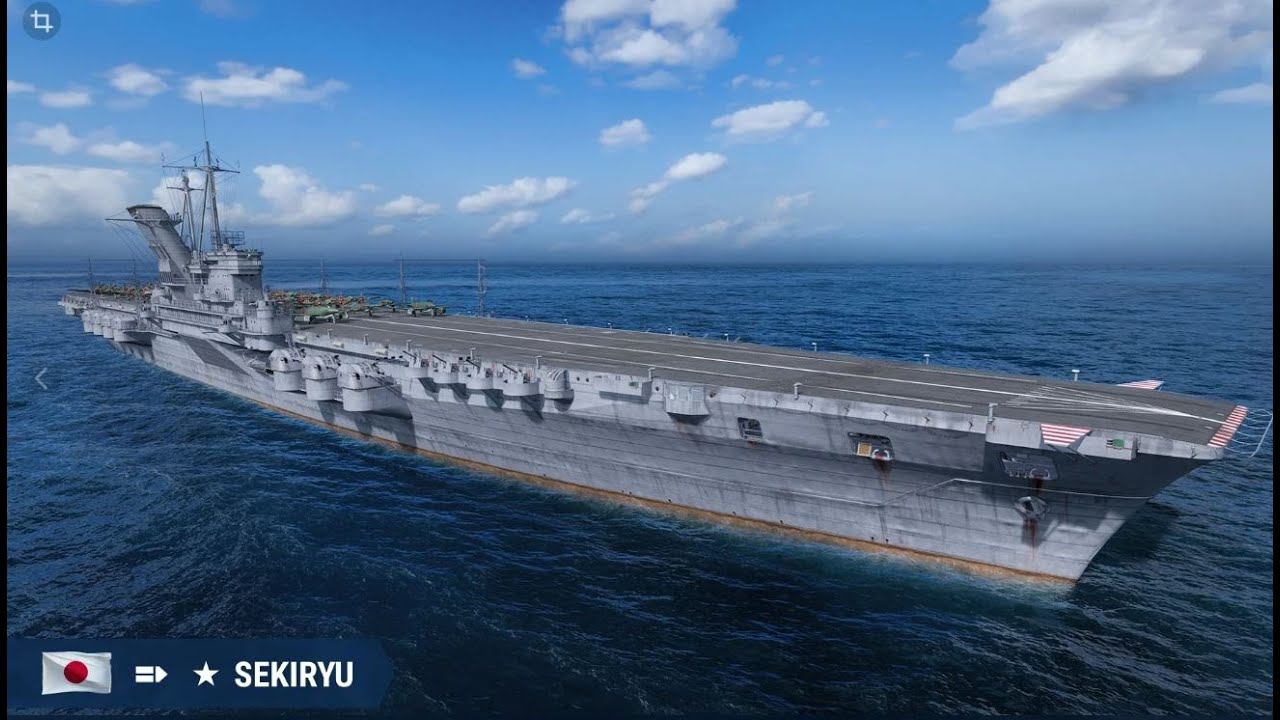 Авианосец Sekiryu 270К Урона! World of Warships