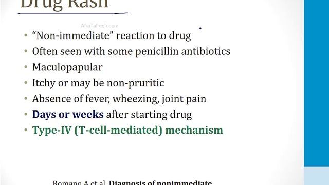 Дерматология USMLE - 1. Общее - 9.Расстройства гиперчувствительности