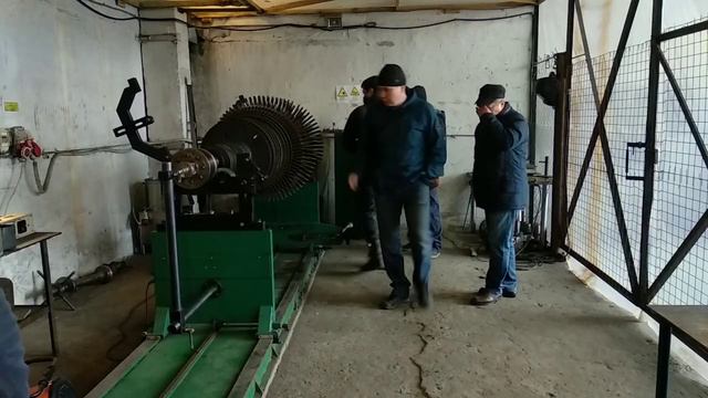 Балансировка ротора паровой турбины 6МВт