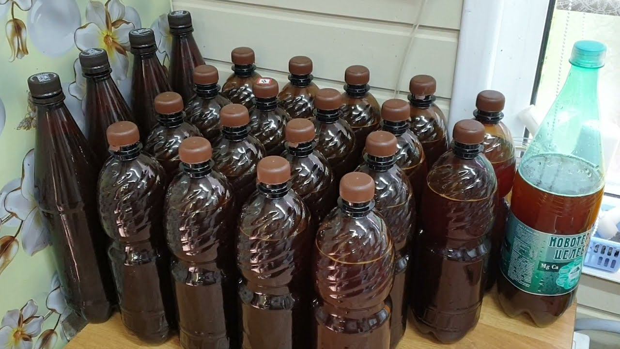 Пиво из солодового концентрата, розлив.