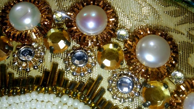 Вышивка бисером. Матрона Московская вышитая бисером и жемчугом