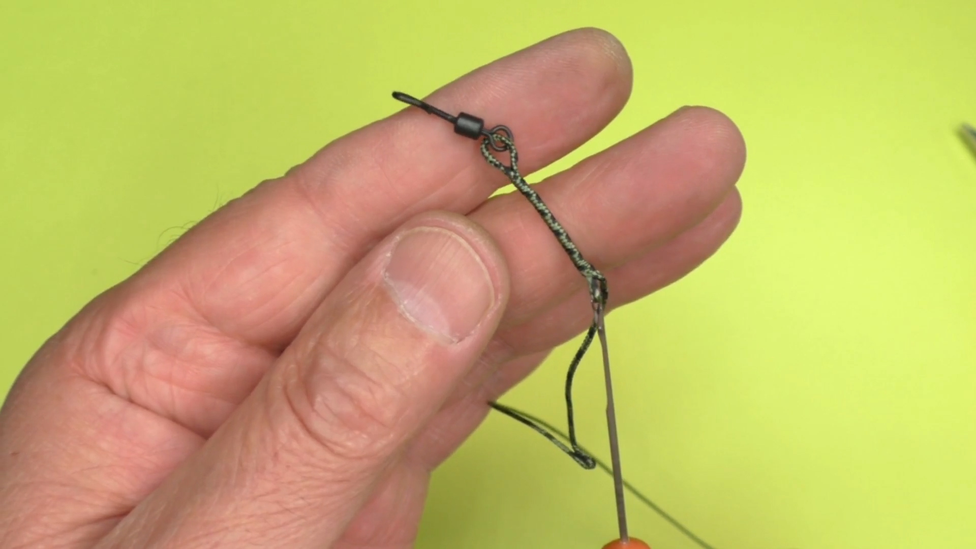 Как связать петлю лидкора для  карповой снасти