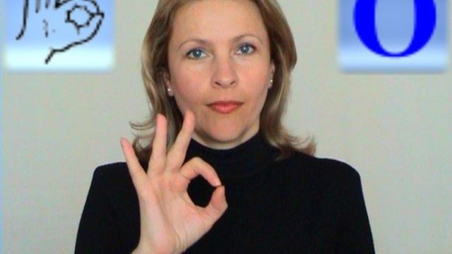 ЖЕСТОВЫЙ ЯЗЫК. АЛФАВИТ. Буква О