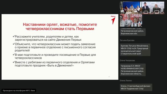 От Орлят России к Движению Первых