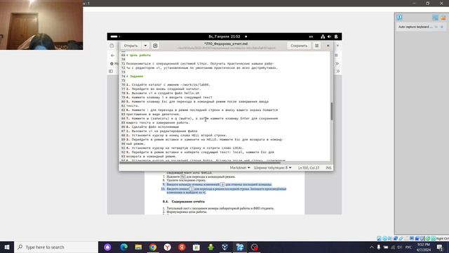 Лабораторная работа №10 отчет