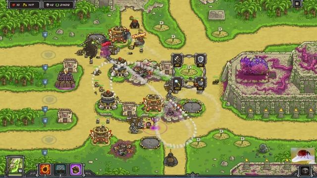 Kingdom Rush Frontiers -- Бесконечный режим -- Храм Зла - 72 уровень