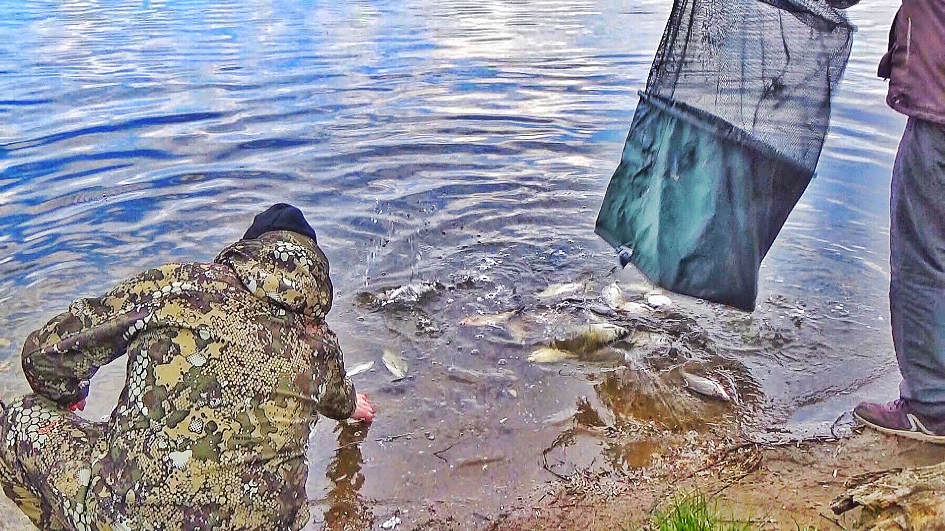 Бешеный клёв Густеры и Лещика весной в реке.