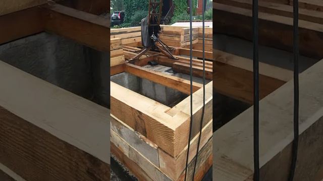 Фундамент для бани 4х6м.