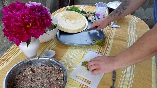Долма кавказская в афганском казане