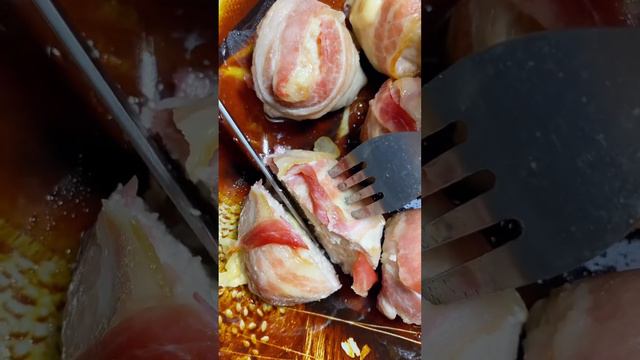 Вкусные котлетки в беконе😋