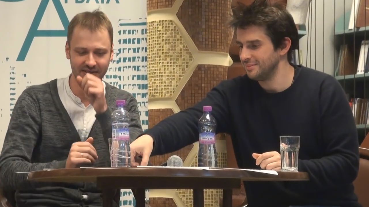 АВТОГРАФ-СЕССИЯ ПЕТРА НАЛИЧА И ФЁДОРА СУХАРНИКОВА В ДОМЕ КНИГИ 25.10.2016