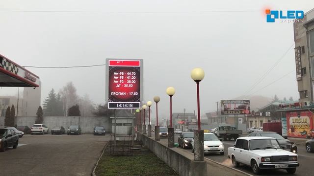 Уличный видеоэкран, г. Нальчик, Р10 мм