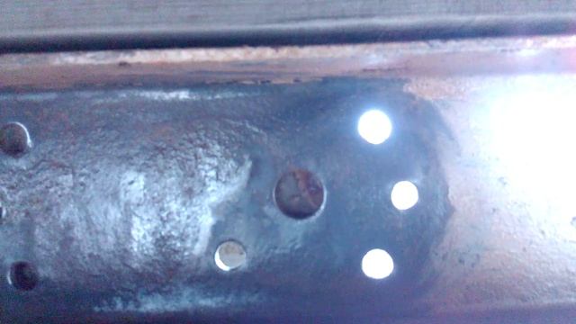 Газель рама. Вставки готовы, кузов на месте.