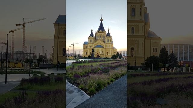 Стрелка.Нижний Новгород.Место слияния Оки и Волги.