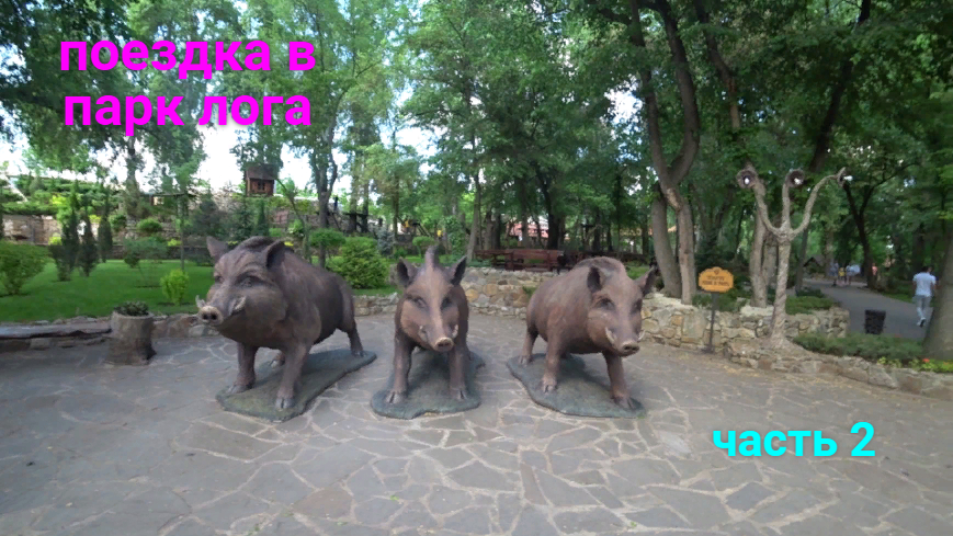 Поездка в парк Лога.Часть 2