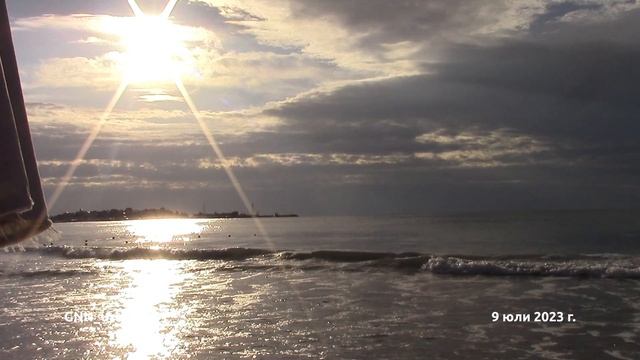 Восход Солнца в Несебре - 9 июля 2023 года