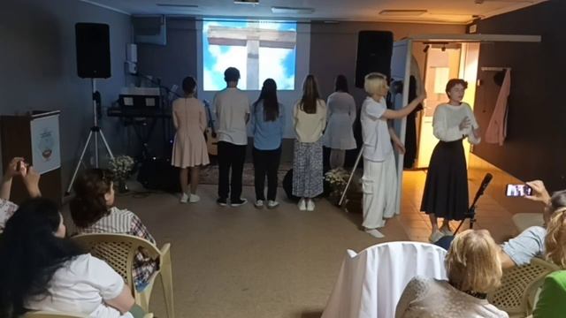 сценка молодёжной группы на празднике Шавуот (пятидесятница) г. Анапа 28.05.2023 г.