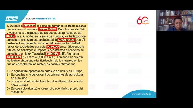San Marcos REPASO INTENSIVO 2021 | Semana 05 Miércoles