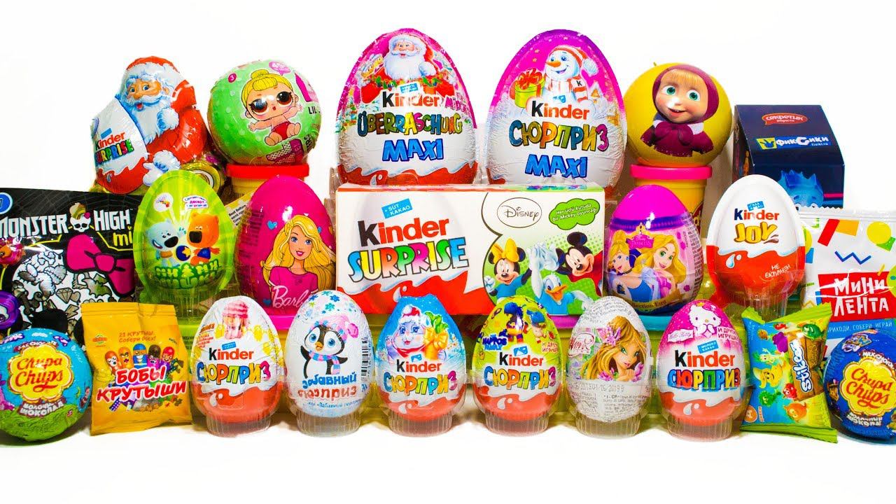 25 Киндер Сюрпризов МОНСТЕР ХАЙ Маша и Медведь КИТАЙСКИЙ LOL Фиксики DC SUPERHERO GIRLS Мини Лента 2