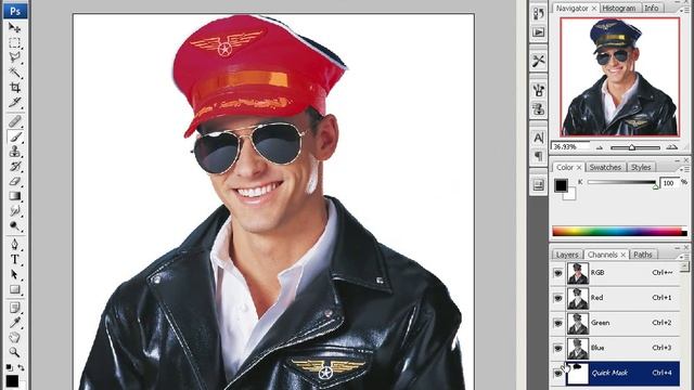 10. Фотомонтаж. Режим быстрой маски.avi