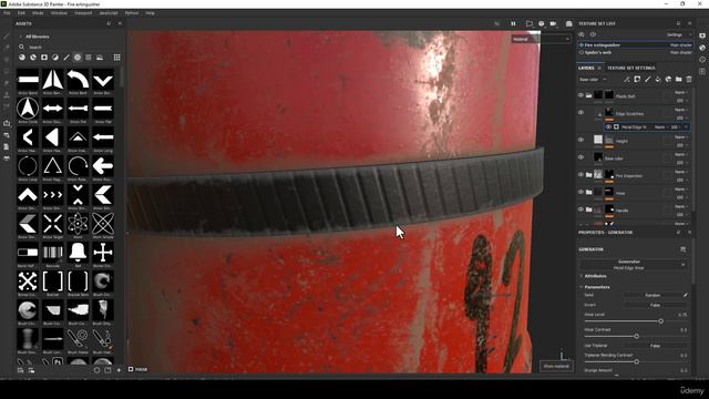 1. Texturing Plastic Belt