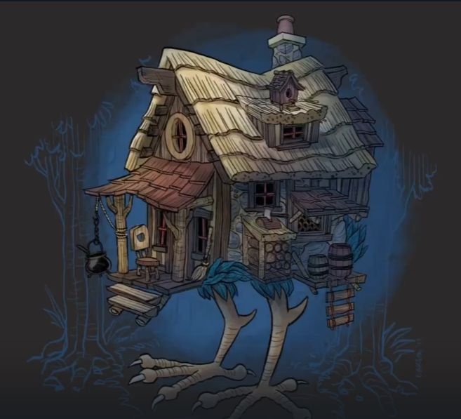 Баба Яга рисунок