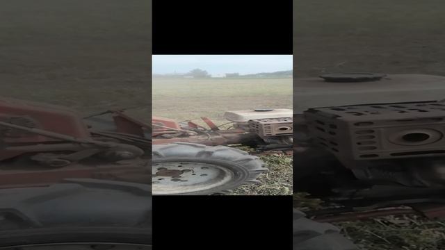 Обрабатываем с фрезой для мотоблока люцерну.