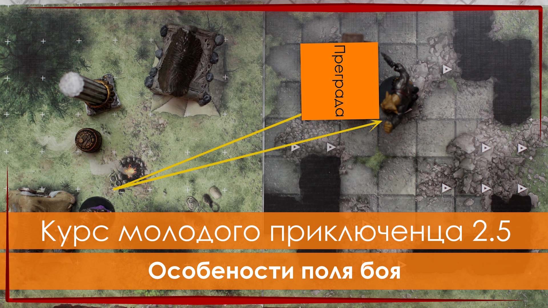 Курс молодого приключенца 2.5: Особенности поля боя