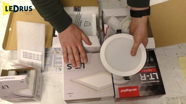 Встраиваемые светодиодные светильники Arlight, серия LT