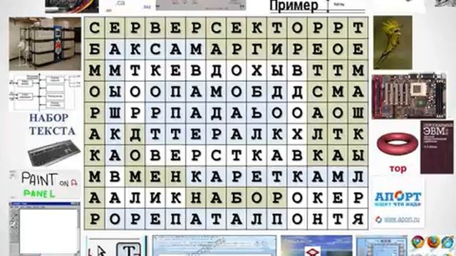 АНАГРАММЫ ФИЛВОРДЫ ПО ИНФОРМАТИКЕ