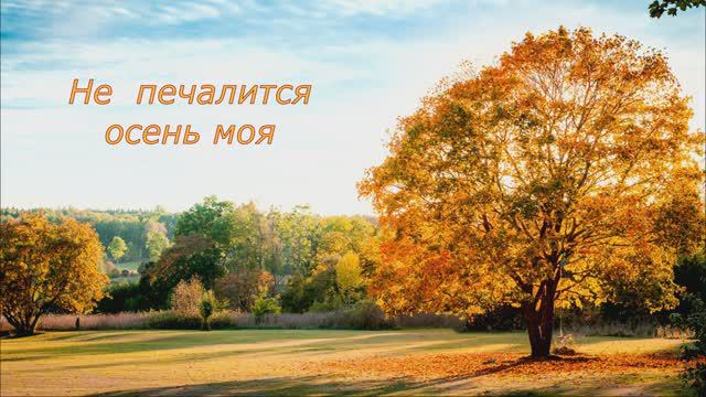 Не печалится осень моя. Музыка и исполнение: Цвета Моканова, стихи, видеоролик: Любовь Чернышова