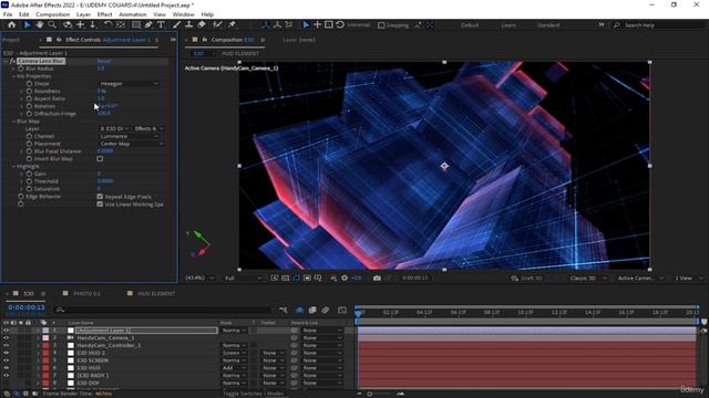17 - 018 Add DOF to scene with settings adjusted