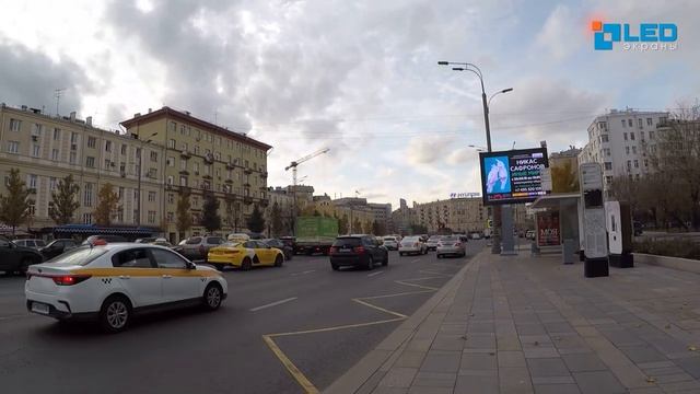 Видеоэкран для улицы, г. Москва, Р10 мм