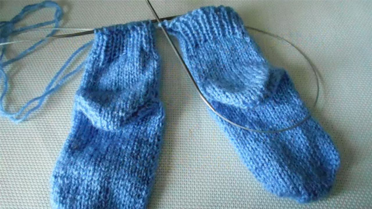 Как связать парные носки на круговых спицах: пошаговый мастер-класс