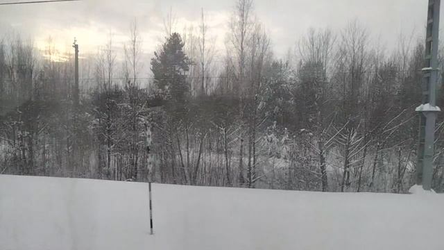 Отправление со станции Мга на электричке