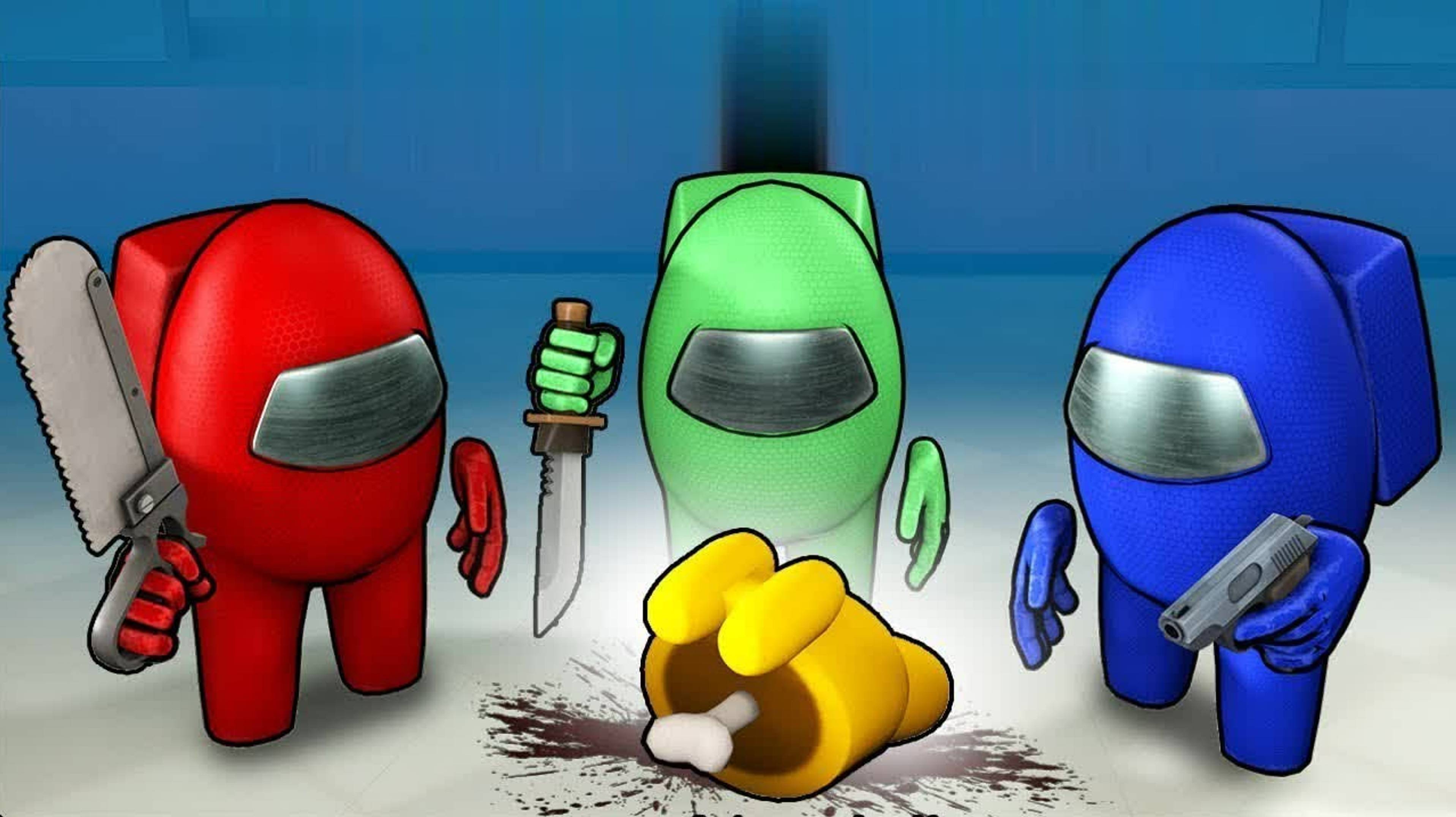 3 ПРЕДАТЕЛЯ, ЭТО ПИПЕЦ-Among Us#3