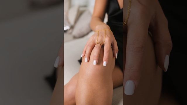 "Оцелул" браслет в золотом покрытии из коллекции "Этюд" от Jenavi с замком карабин