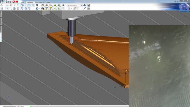 СПРУТКАМ Обработка детали Лапа, станок DahLih DCM 4225