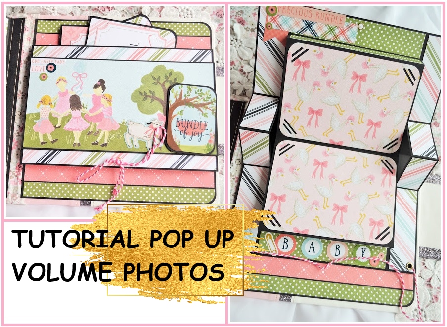 СКРАПБУКИНГ МАСТЕР КЛАСС / ФОТОАЛЬБОМ ДЛЯ ДЕВОЧКИ "Rock-a-bye baby" СТРАНИЦА №8 / CRAZY PAPER