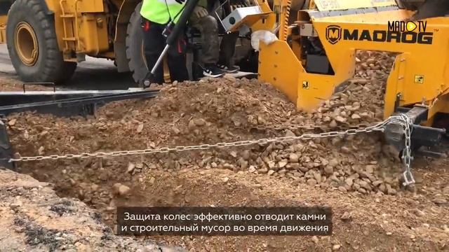 Укладчик-отсыпщик обочин Madrog. part 7