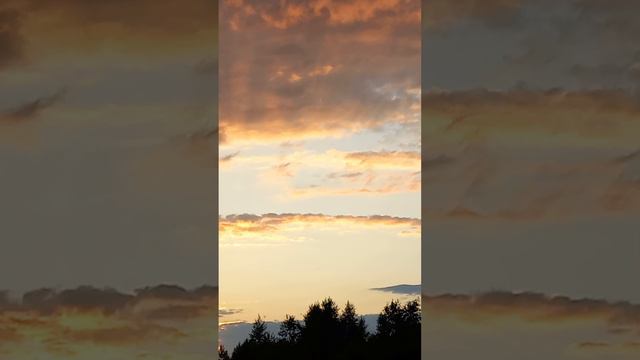 Закат, нереальная красота природы нашей