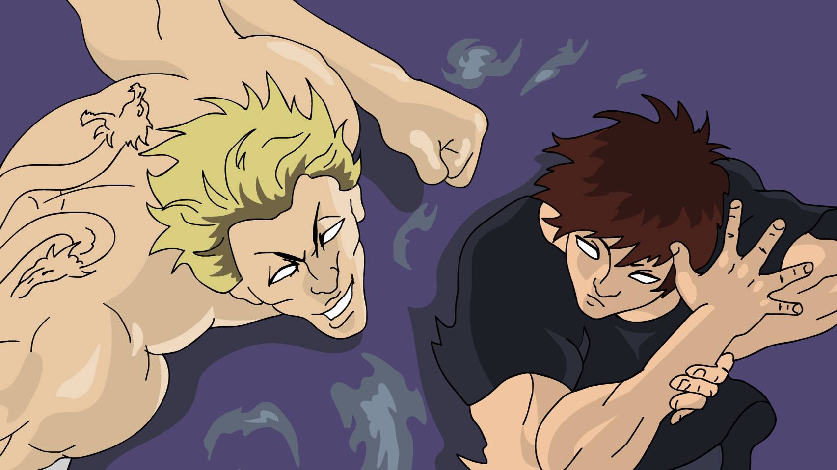 Шиба Чихару против Баки (Боец Баки)