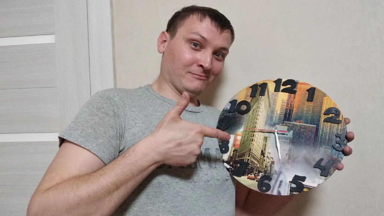 Настенные часы своими руками.