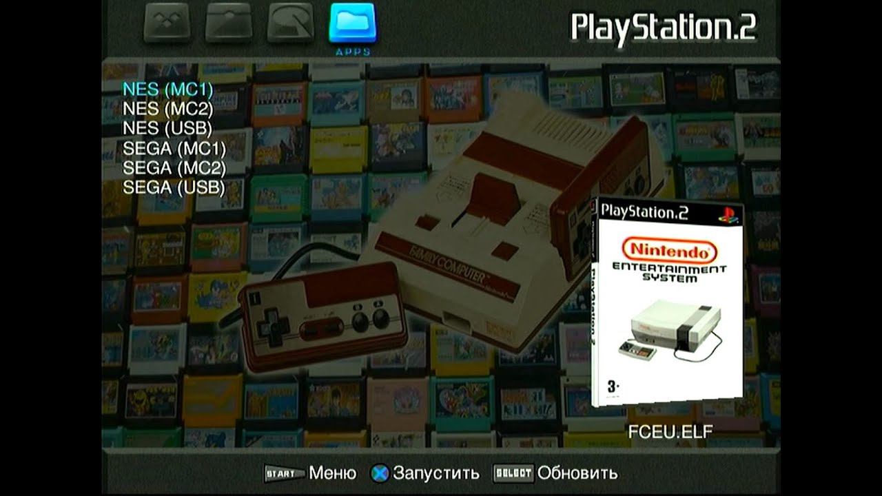 Запуск приложений через Open PS2 Loader