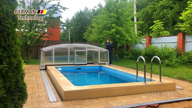 Раздвижные Павильоны для бассейнов модель CARAT