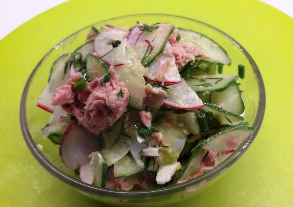 САЛАТ С ТУНЦОМ! ВКУСНО И СЫТНО!